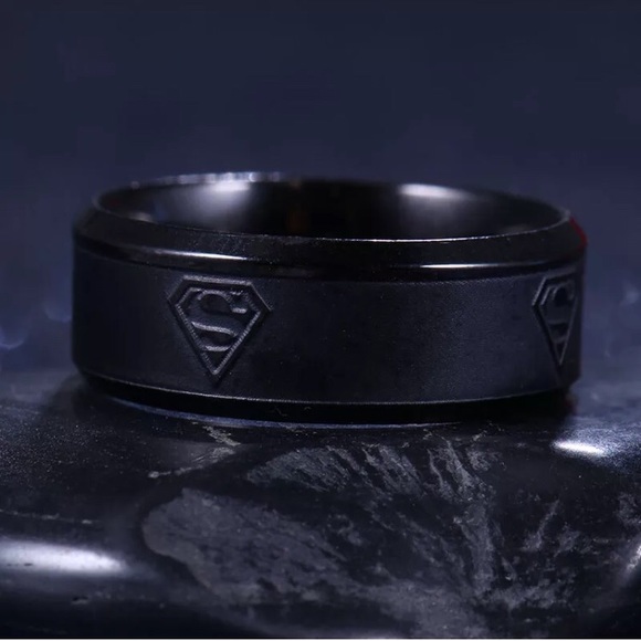 Accessories | Nwt Mens Stainless Steel Superman Ring | Poshmark